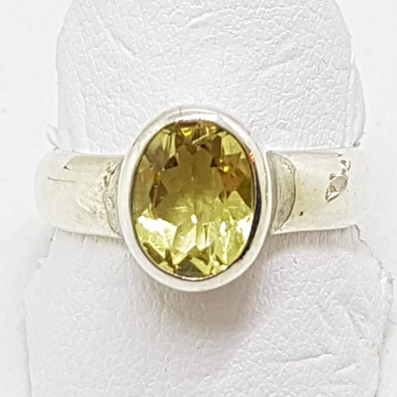 * SOLD * Sterling Silver Oval Lemon Citrine Ring – Alexa's Treasures