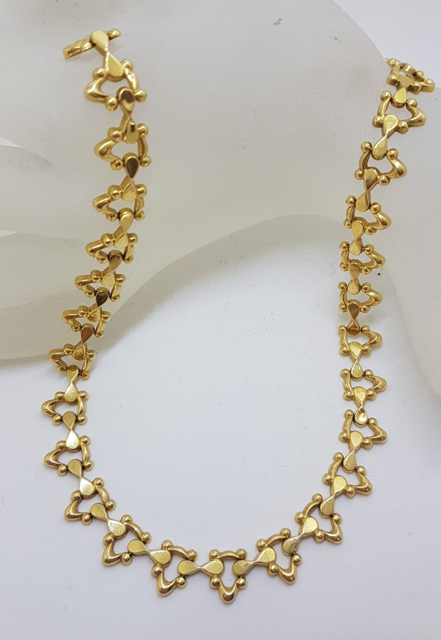 * SOLD * 18ct Yellow Gold Ornate Collier Necklace – Alexa's Treasures