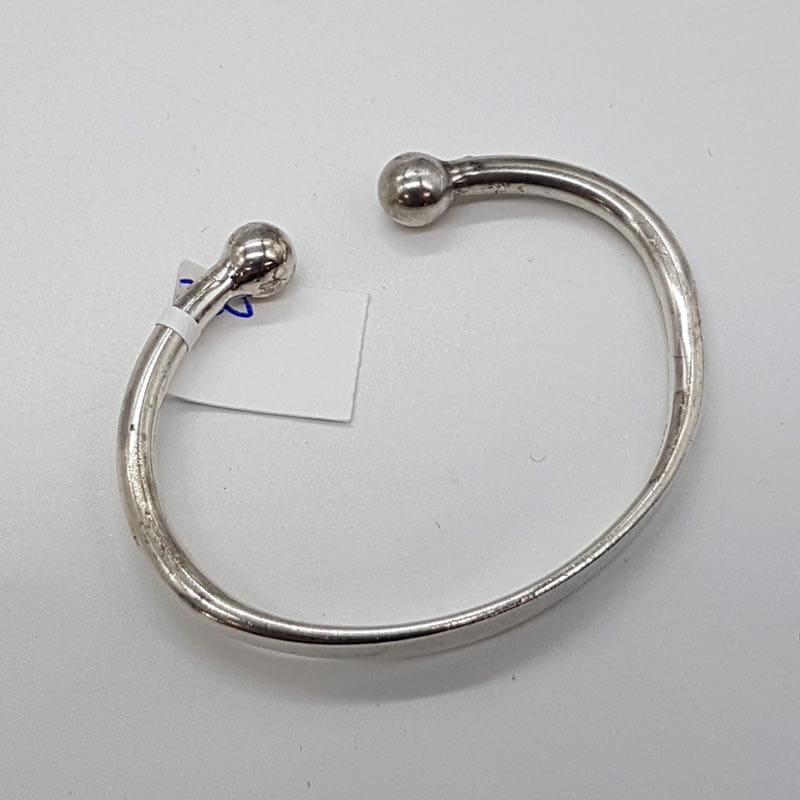 * SOLD * Sterling Silver Baby Cuff Bangle – Vintage – Alexa's Treasures